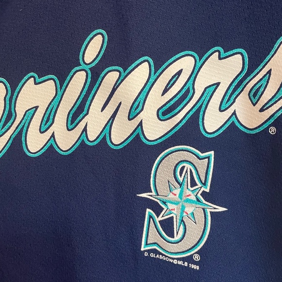 MLB | Tops | Vintage Mariners Baseball Jersey Rare | Poshmark